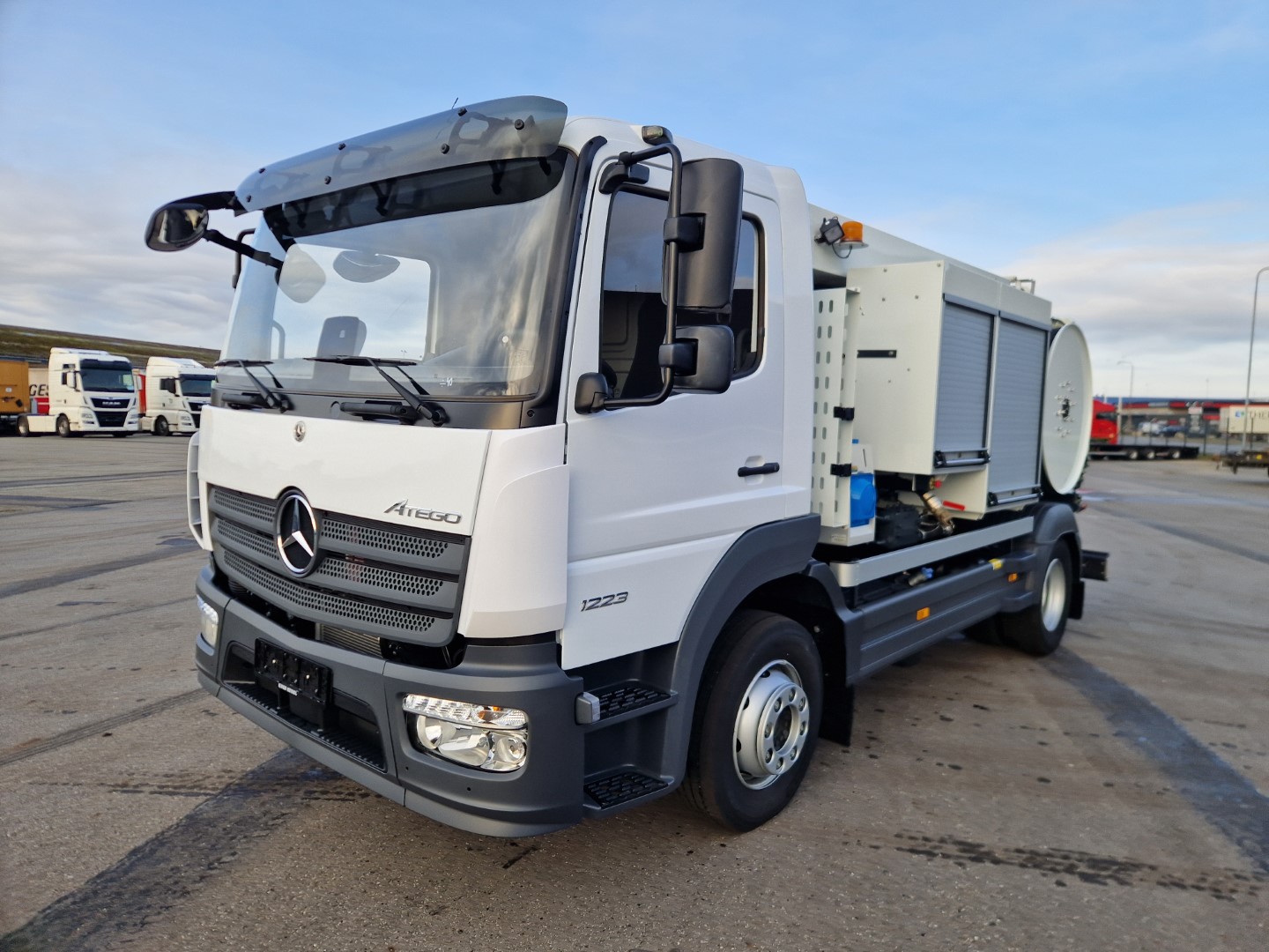 Mercedes Atego 1223 4x2 Euro 6 Bucher Cityflex C40 | Lastbilbasen