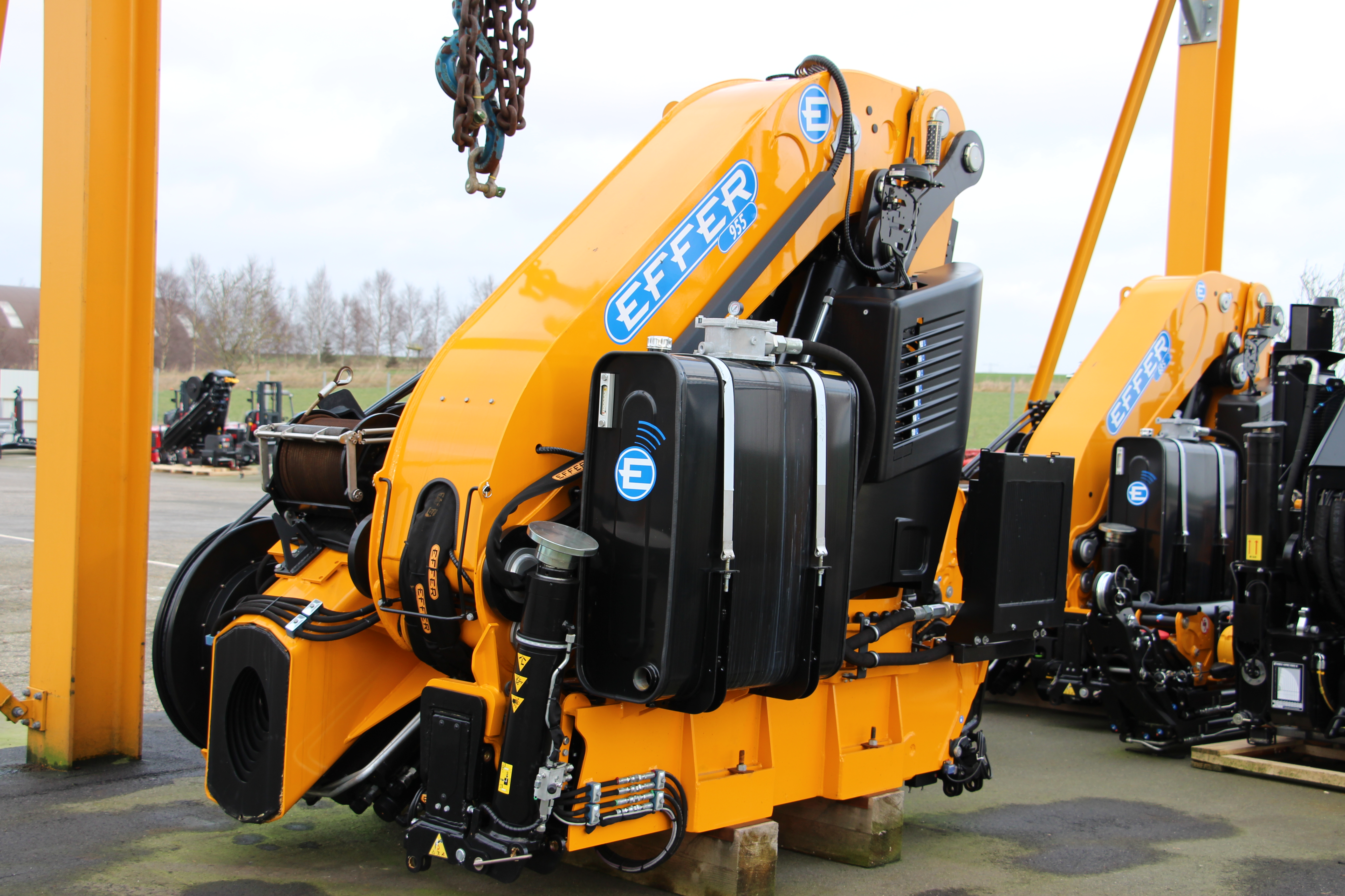 Effer 955 8S med fly-jib 6S og spil | Lastbilbasen