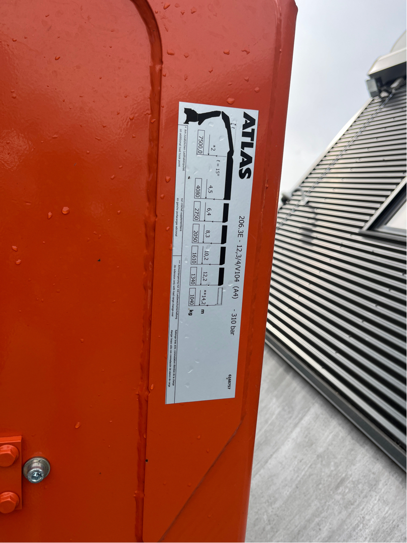 Scania P360 VDL Kroghejs med Atlas 206.3E kran | Lastbilbasen